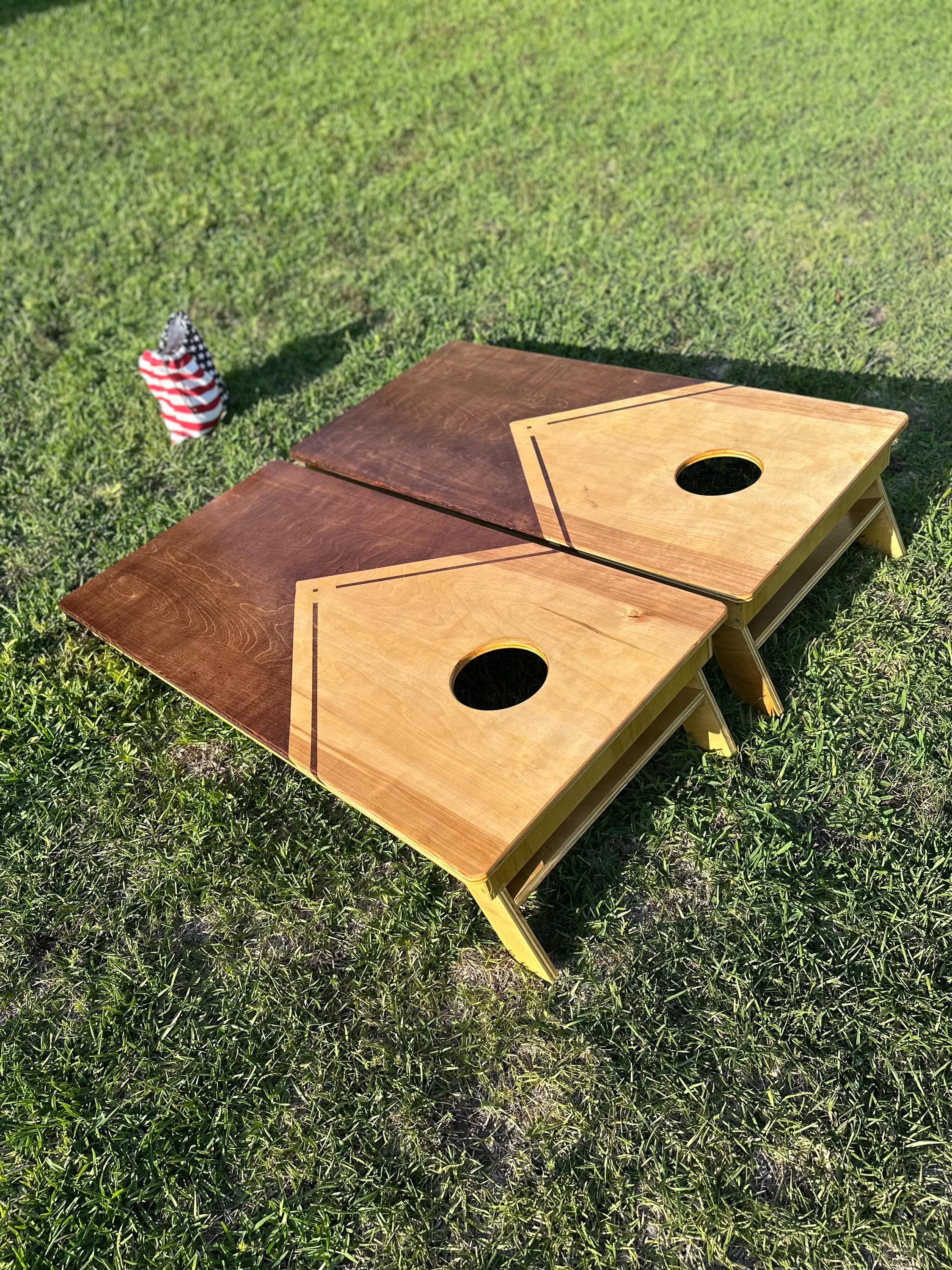 Regulation Cornhole Boards, Tournament-style, Bean-bag Toss, Outdoor Lawn Game - Etsy