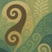 Māori Koru Abstract Art Print – New Zealand Digital Wall Art – Green ...