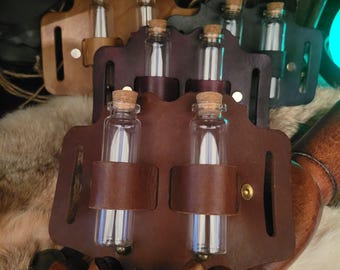 Leather Potion Holder - Etsy UK