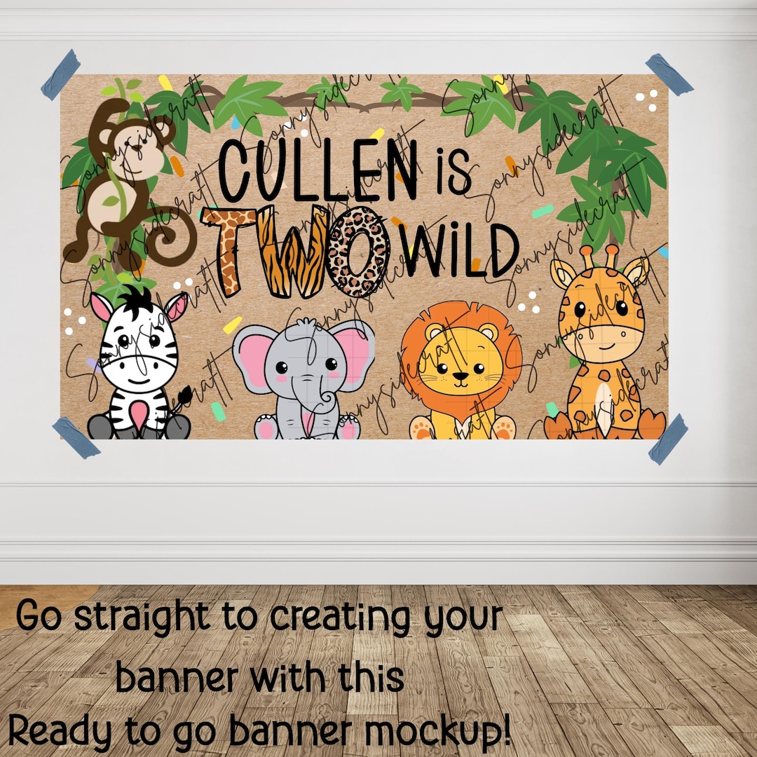 Editable Party Banner Template Canva | Custom Birthday Decoration ...