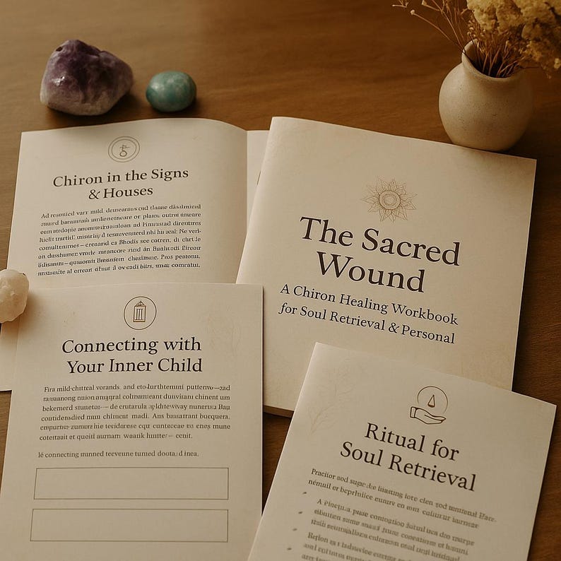 The Sacred Wound: A Chiron Astrology Healing Workbook for Soul ...