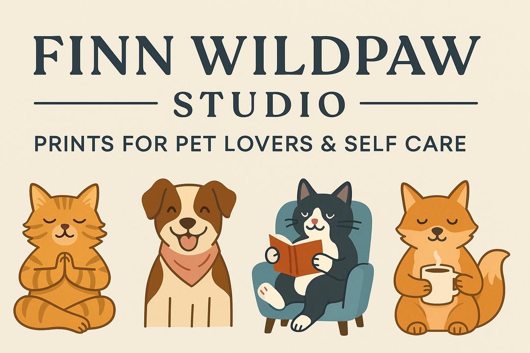 Cat Quote Poster – Printable Pet Wall Art for Self-care & Mindfulness ...