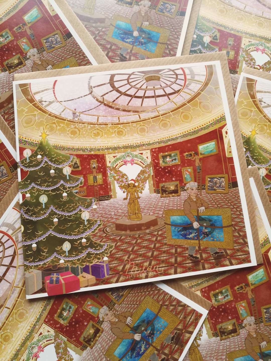 5x Birmingham Museum Christmas Cards Set - Etsy