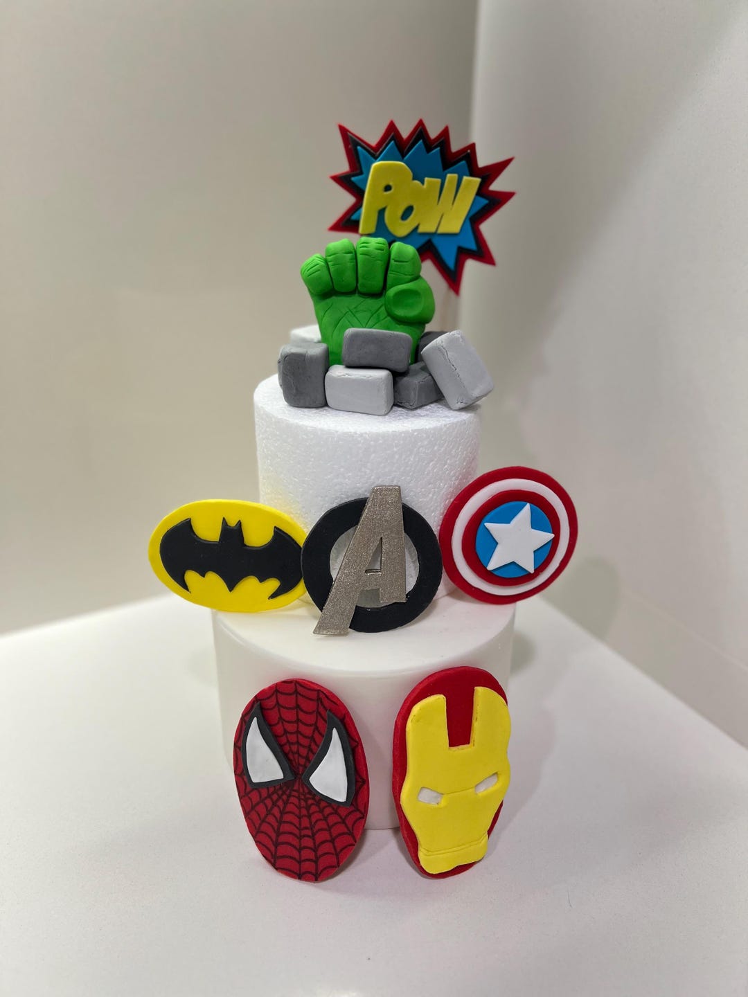 Handmade Hero Hand Fondant Cake Topper: Superhero Party Decor - Etsy