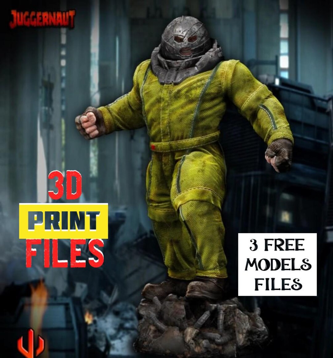 Juggernaut + 3 FREE STL MODELS - Etsy