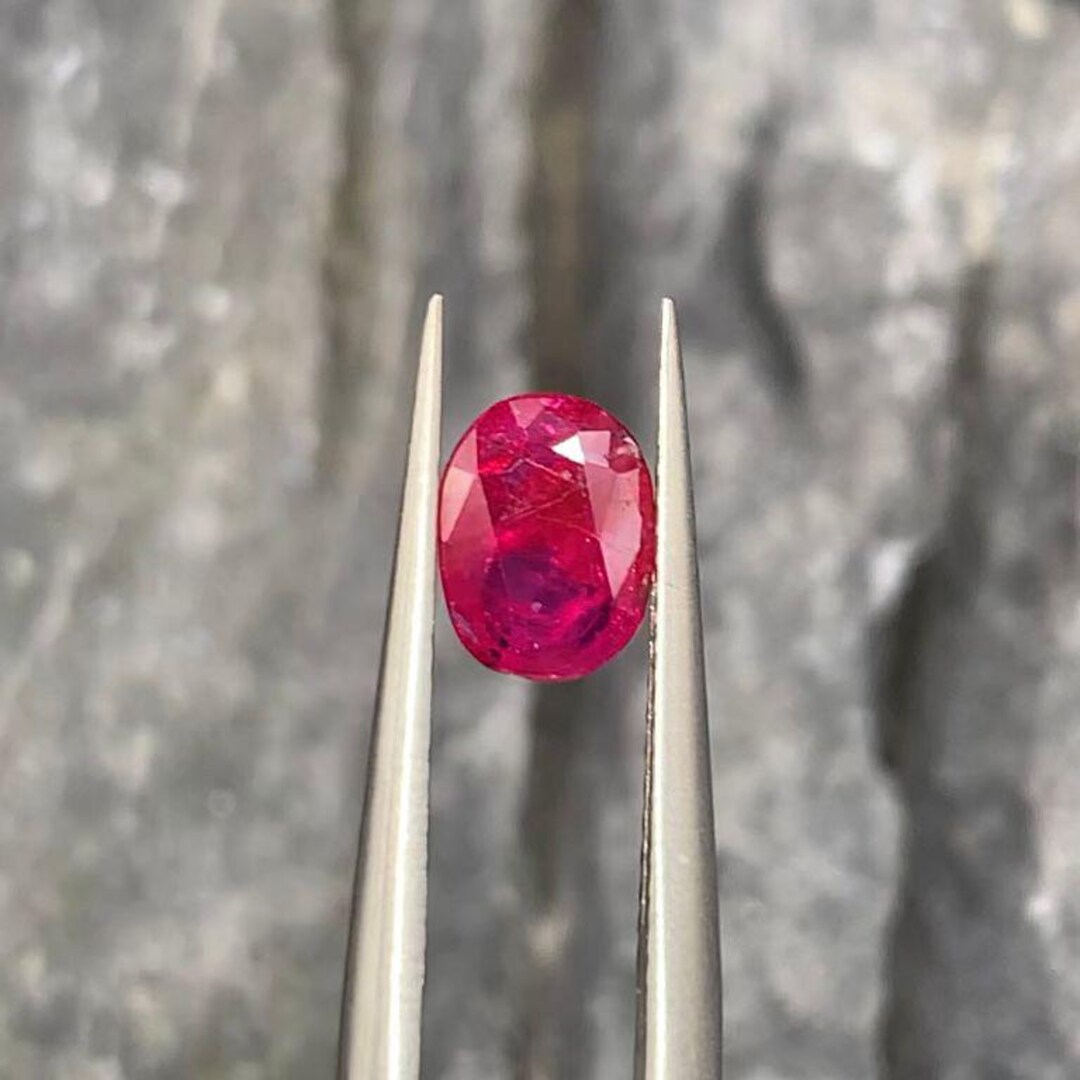 0.63ct Natural Unheated Rare Blood Red Afghan Ruby - Etsy