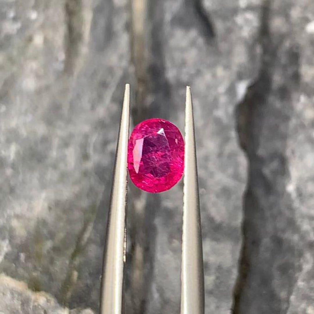 0.74ct Natural Unheated Blood Red Rare Ruby - Etsy