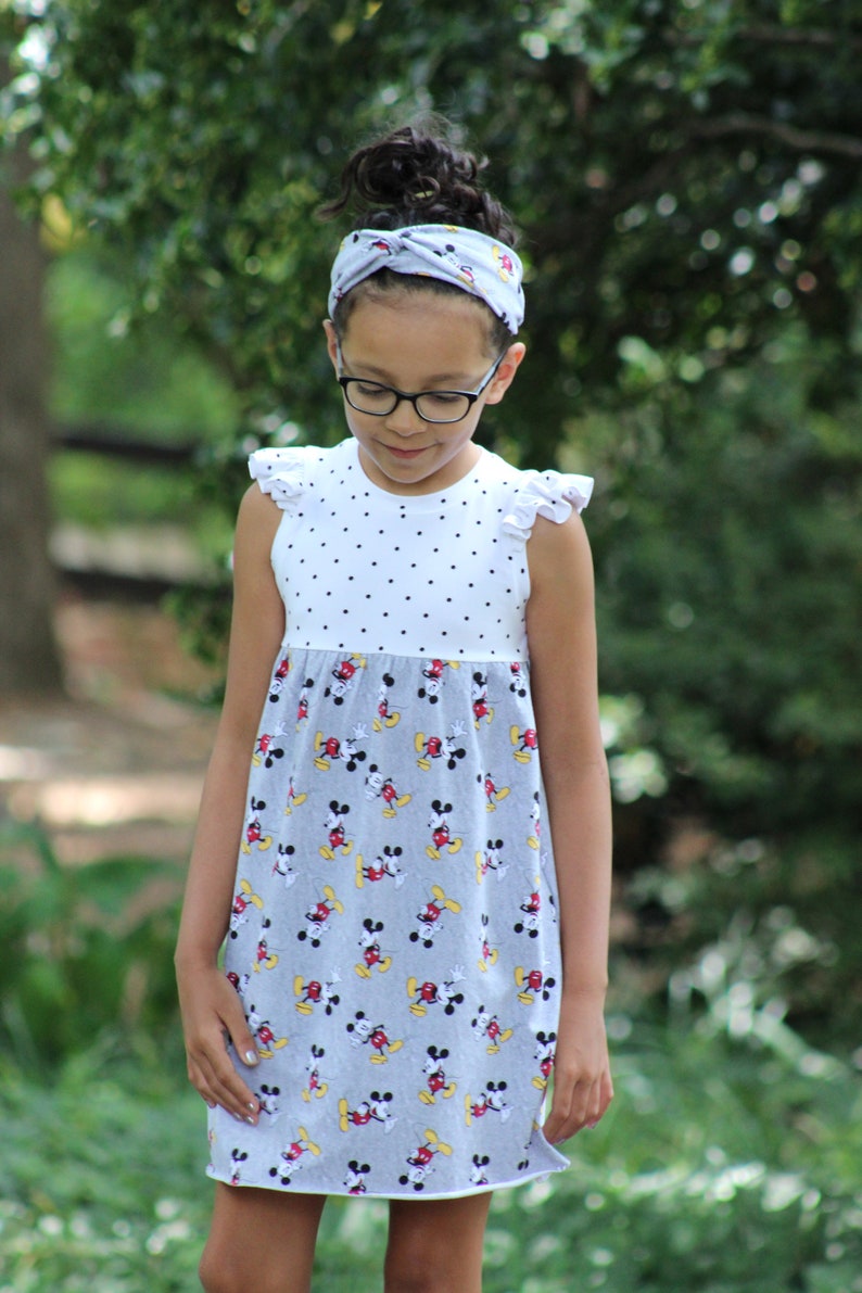 Snapdragon Dress 12m-8 PDF Girls Dress Pattern, Knits, Flutter, Short ...