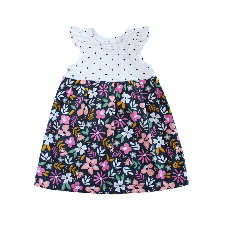 Snapdragon Dress 12m-8 PDF Girls Dress Pattern, Knits, Flutter, Short ...