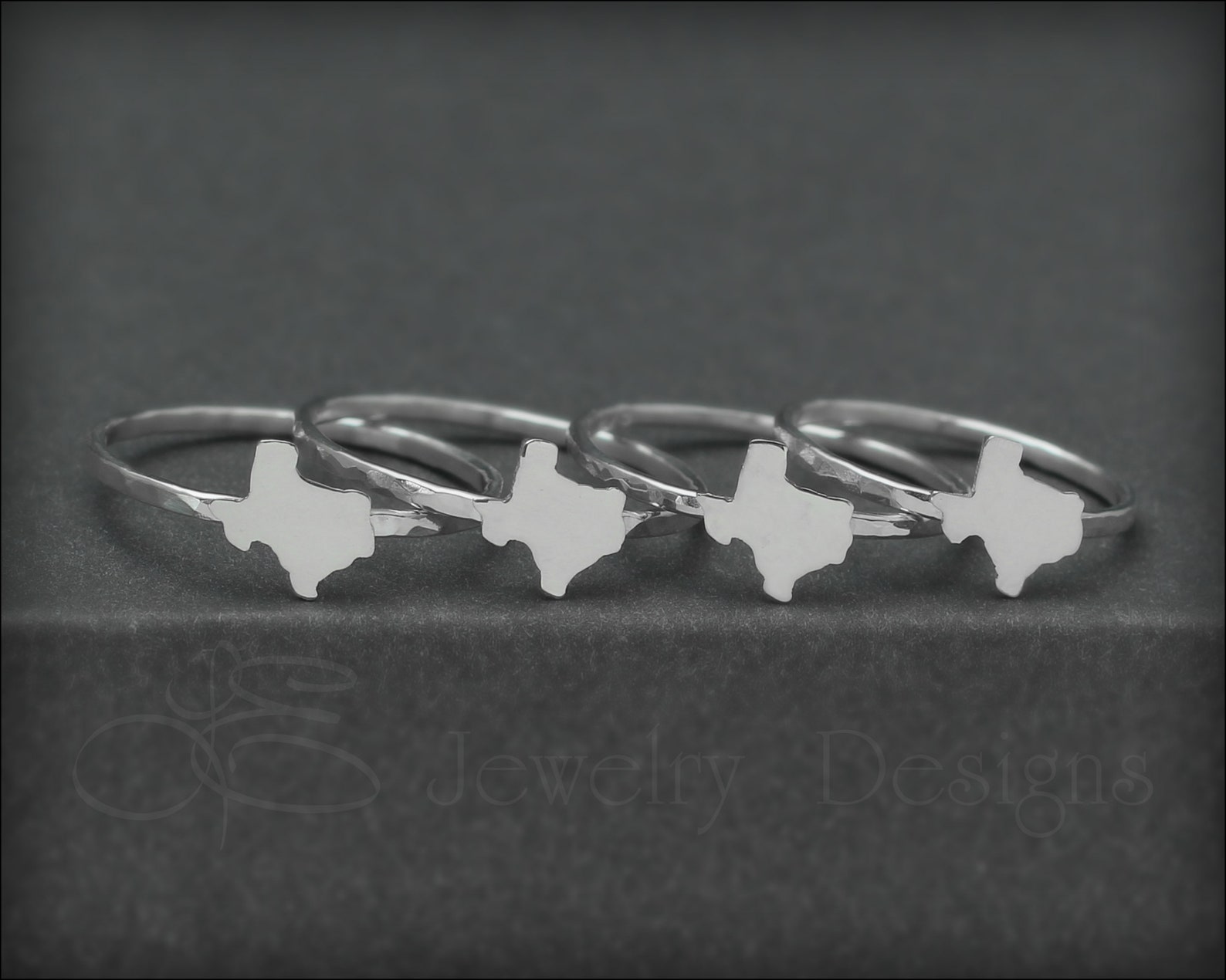 Texas Stacking Ring - Texan Ring, Silver Texas Ring, Rose Gold Texas ...