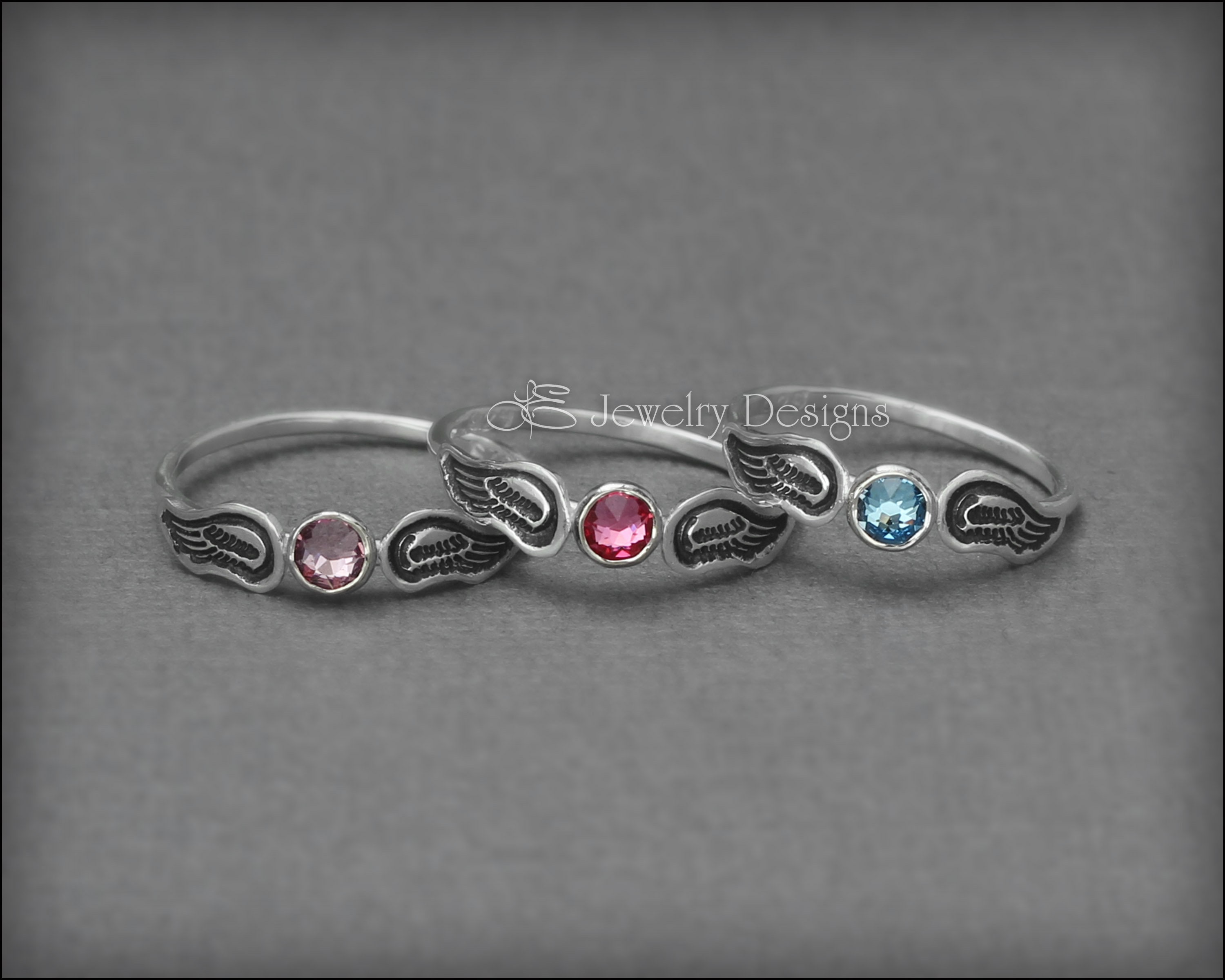 ANGEL WINGS RING - Angel Baby Ring Angel Babies in Memoriam Loss of ...