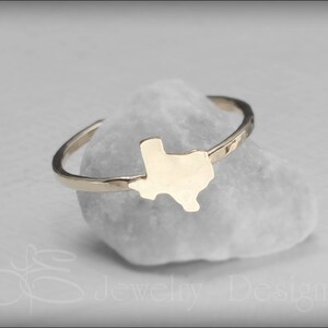 Texas Stacking Ring - Texan Ring, Silver Texas Ring, Rose Gold Texas ...