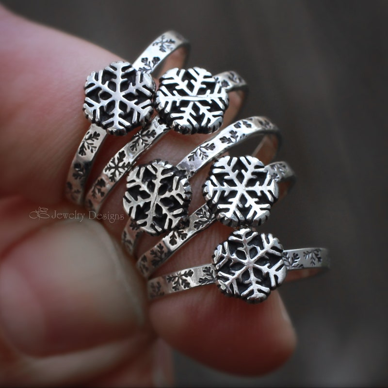 Snowflake Ring - Etsy