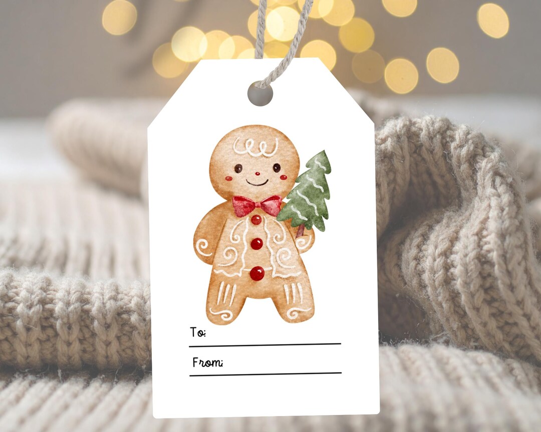 Christmas Printable Gift Tags – Instant Download | Last Minute ...