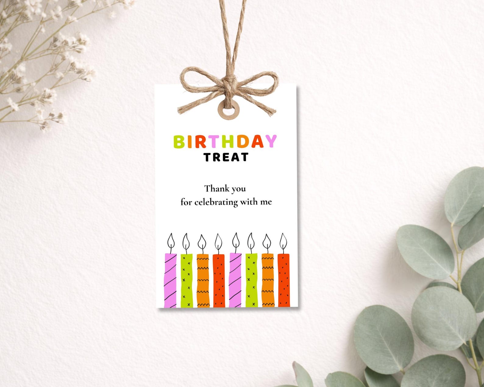 Classroom Party Favor Printable | Birthday Treat for School ...