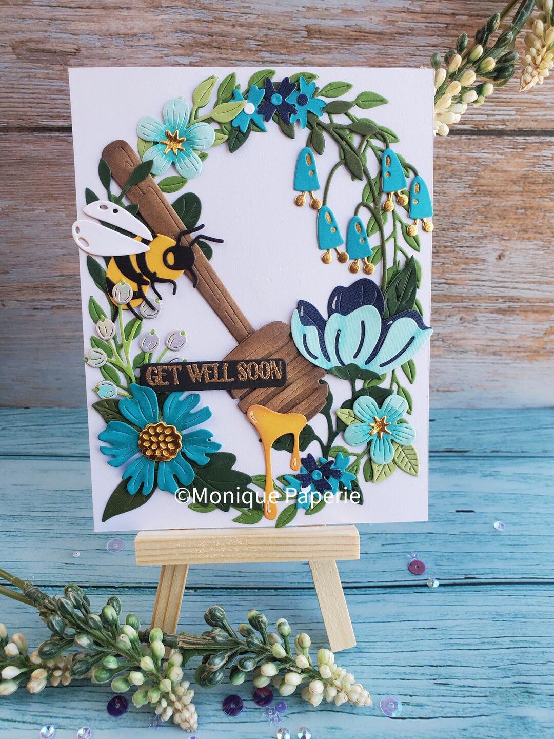 Get Well Soon Honey Bee Card - Etsy