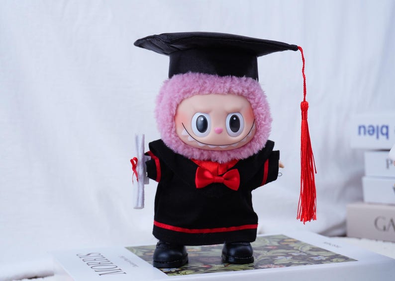 Adorable Labubu Clothes - Graduation, Students Graduation Clothing Hat ...