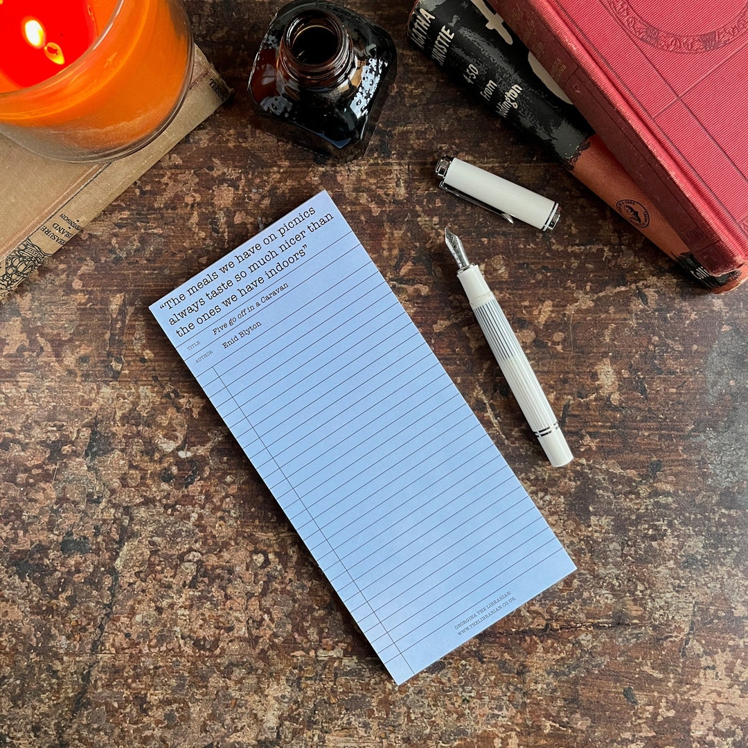 Enid Blyton Famous Five Quote List Notepad - Etsy