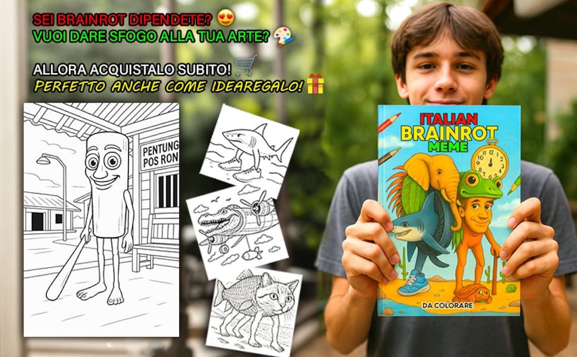 Brainrot da colorare da stampare /printable /para imprimir, 31 ...