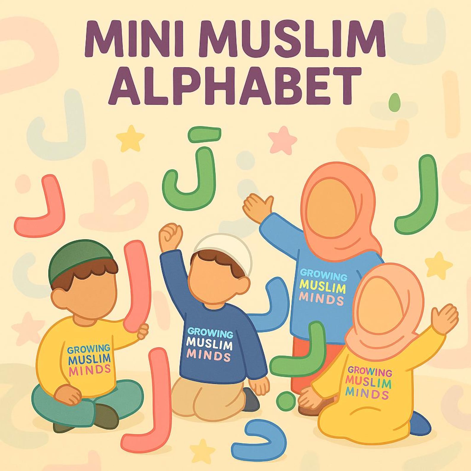 Mini Muslim Arabic Alphabet Worksheets: Islamic Flashcards & Tracing ...