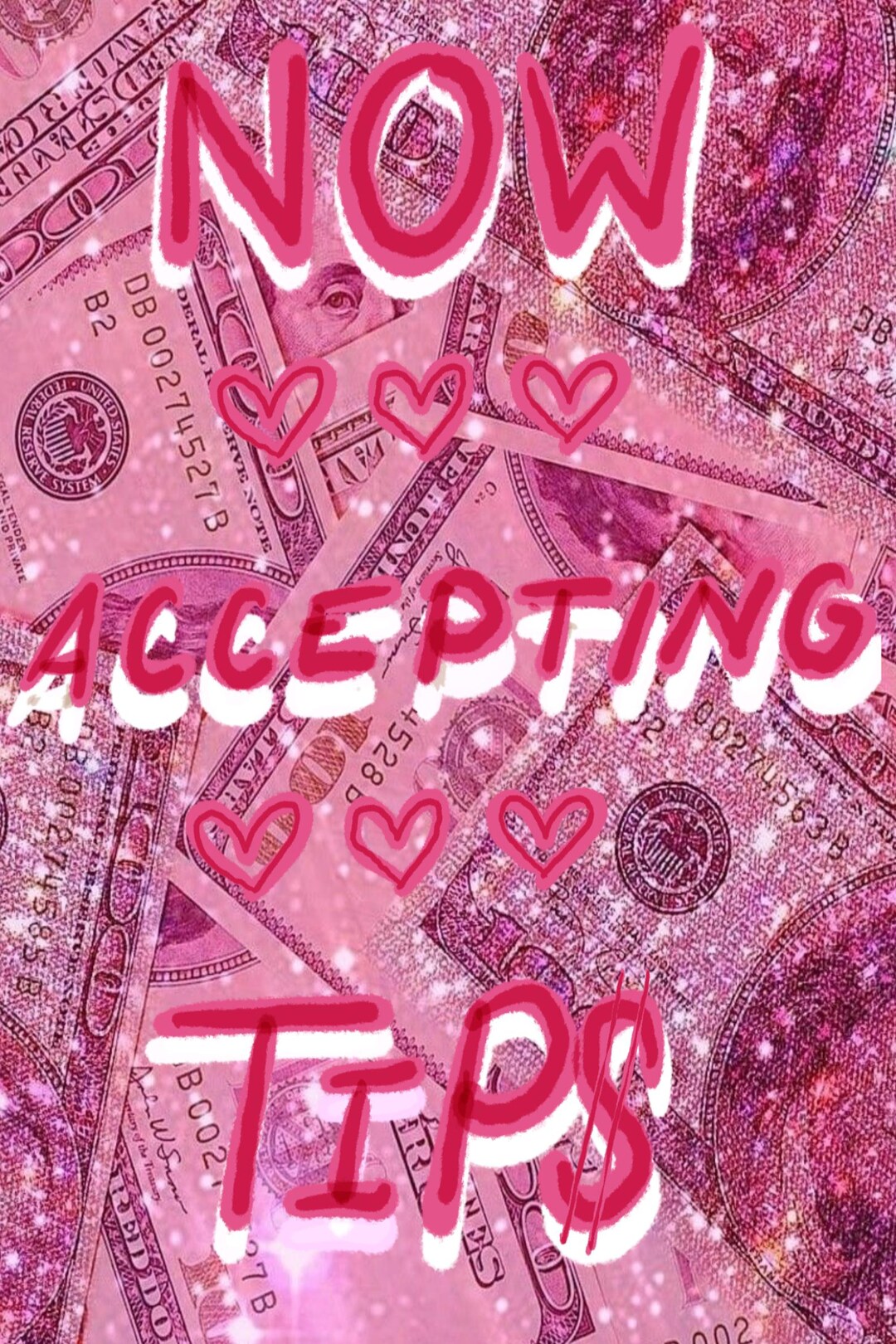 Now Accepting Tips Print - Etsy