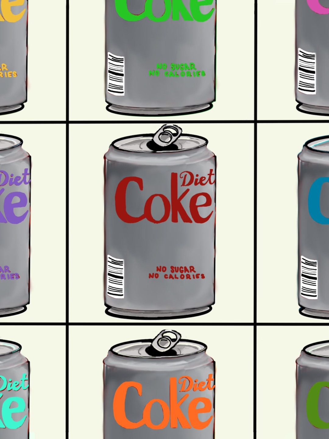 Diet Coke Pop Art - Etsy