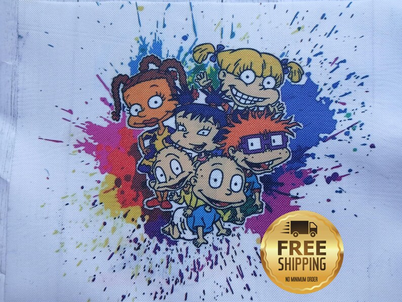 Rugrats Canvas Print – Suzy, Angelica, Kimi, Chuckie, Dil & Tommy | 90s ...