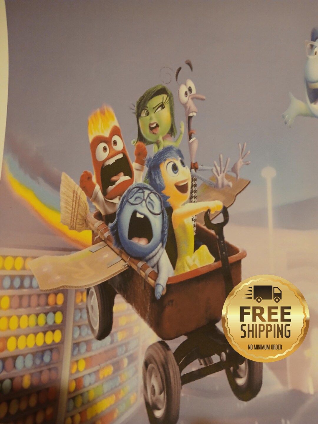Inside Out Sublimation Transfer Sheet – Ready to Press Pixar Mashup for ...