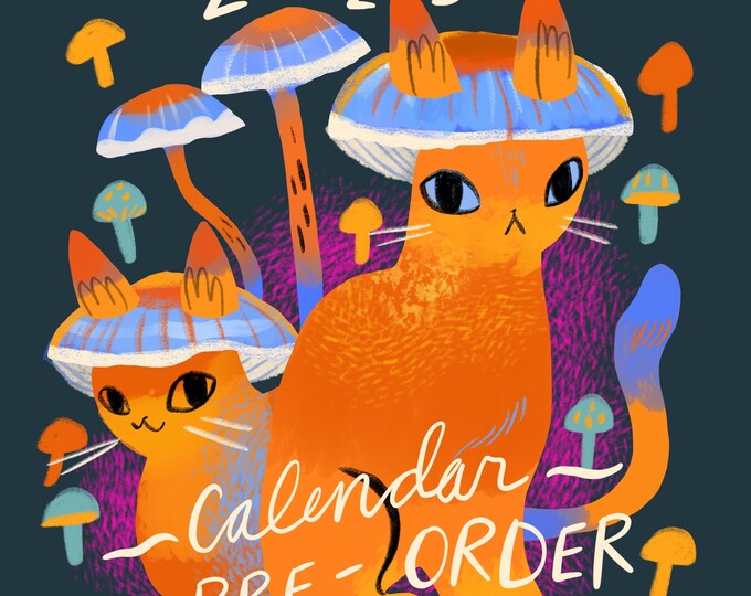 The Bunny Dee 2023 Meowshroom Cat Calendar - Etsy