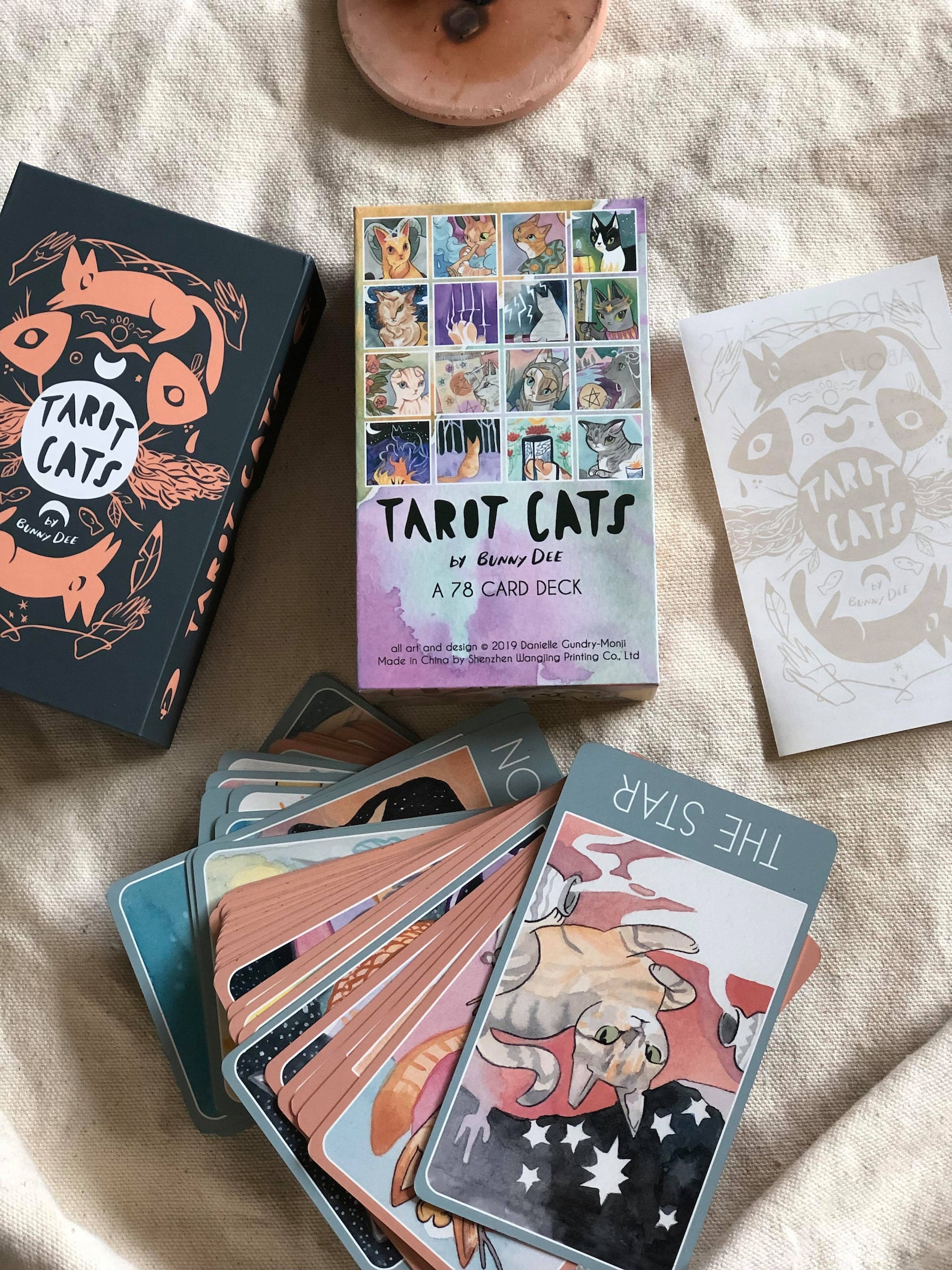 Tarot Cats a 78 Card Cat Fan Tarot Deck 4TH Printing of the Deck Now ...
