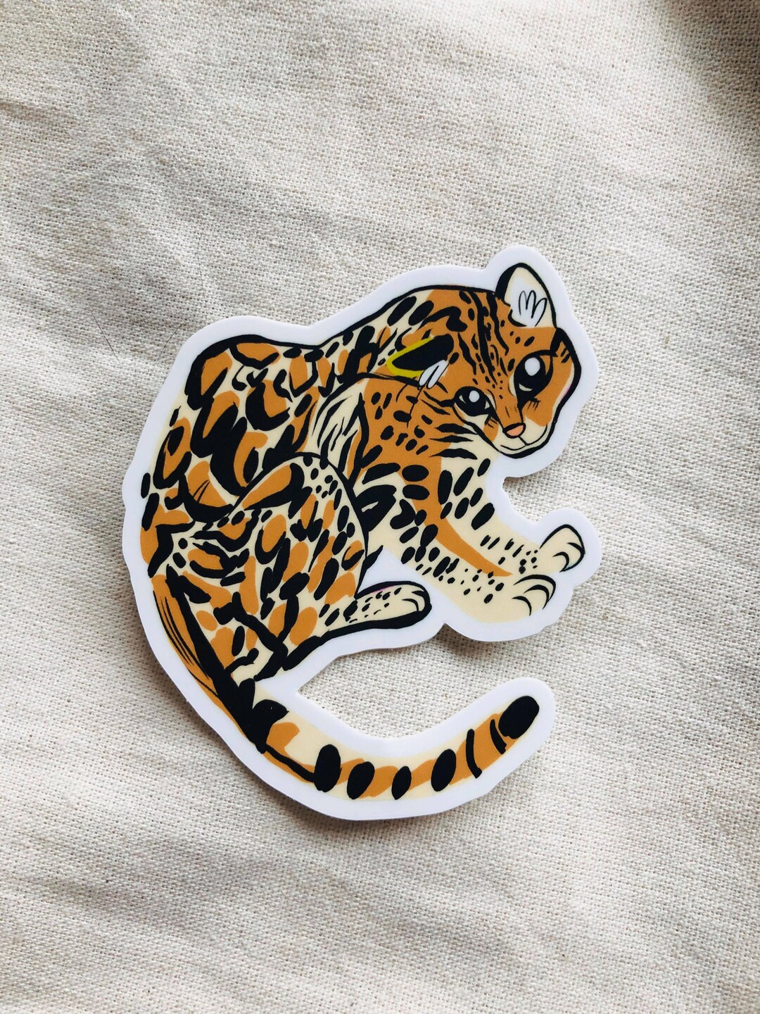 Ocelot High Quality Vinyl Sticker - Etsy