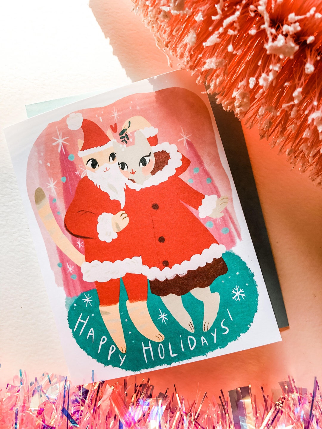 The Mr. and Mrs. CLAWS Blank Greeting Card - Etsy