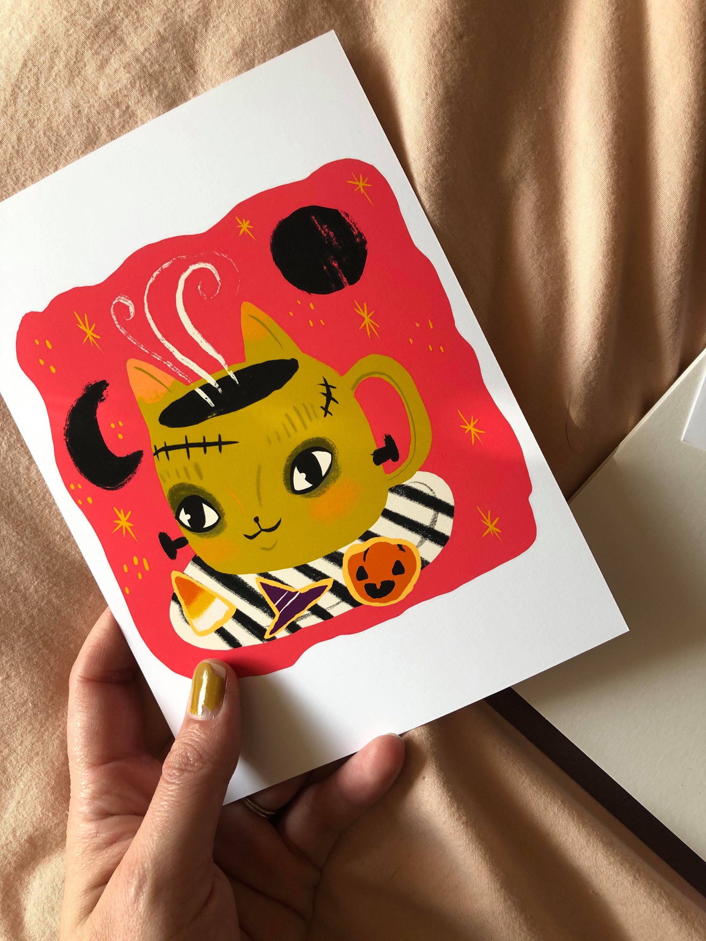 October Drawing Prompt Mini Prints - Etsy