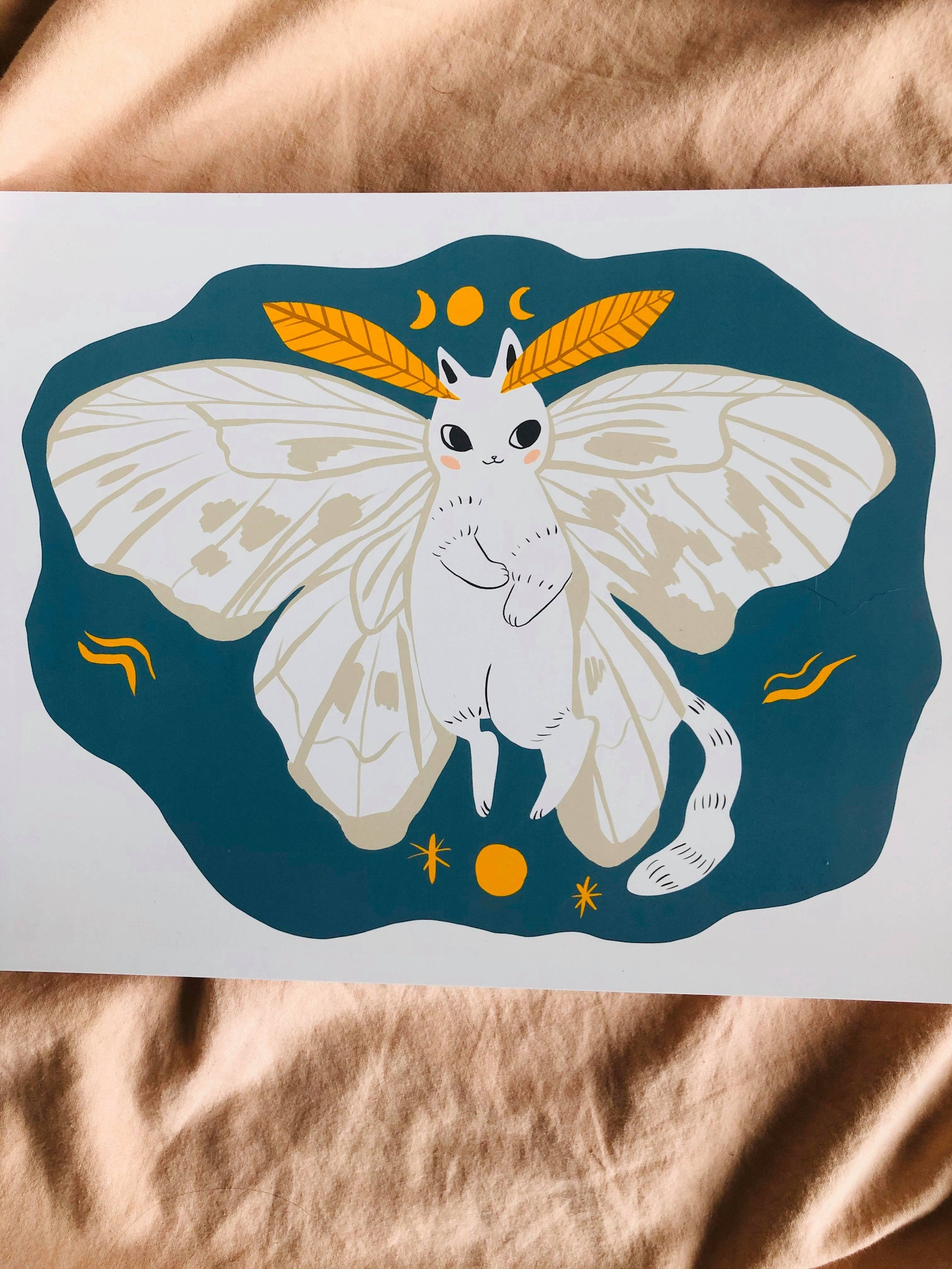 The Moth Cats 8x10 Fine Matte Paper Prints - Etsy