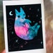 The Nebula Cats Mini Print Series - Etsy