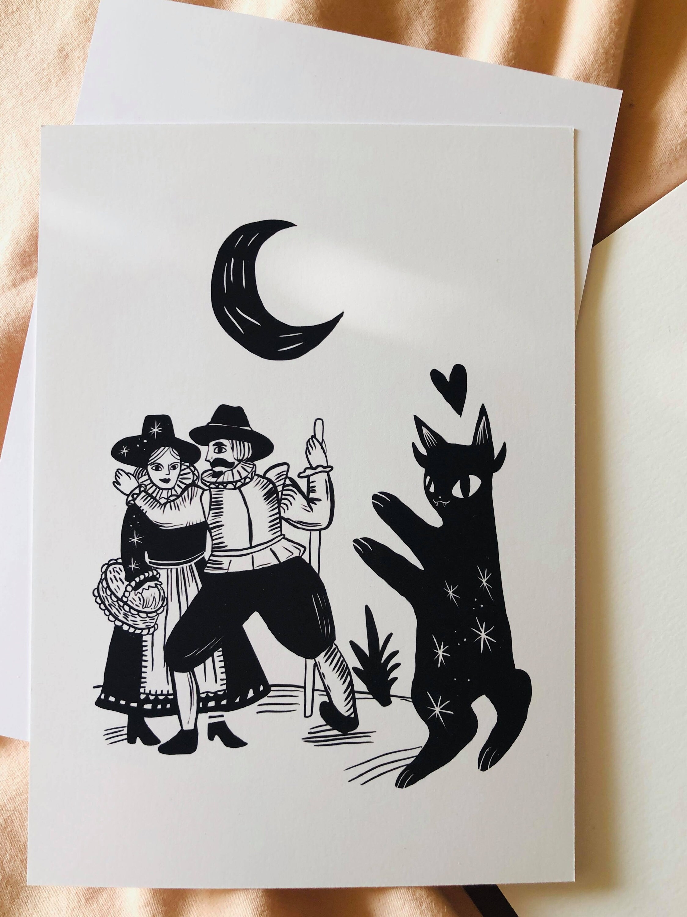 October Drawing Prompt Mini Prints - Etsy