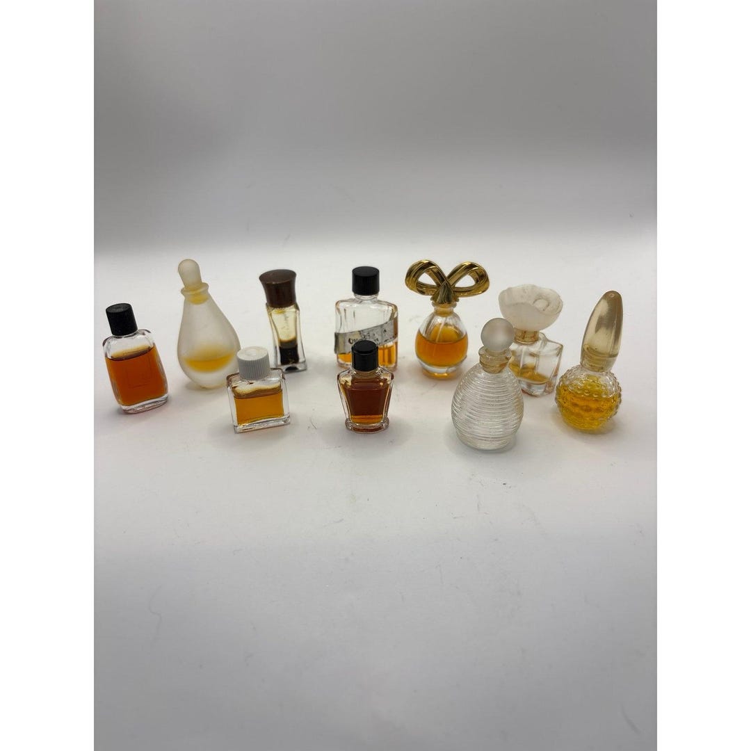 Vintage Lot of 20 Miniature Perfumes Bottle Collectibles - Used & Some ...