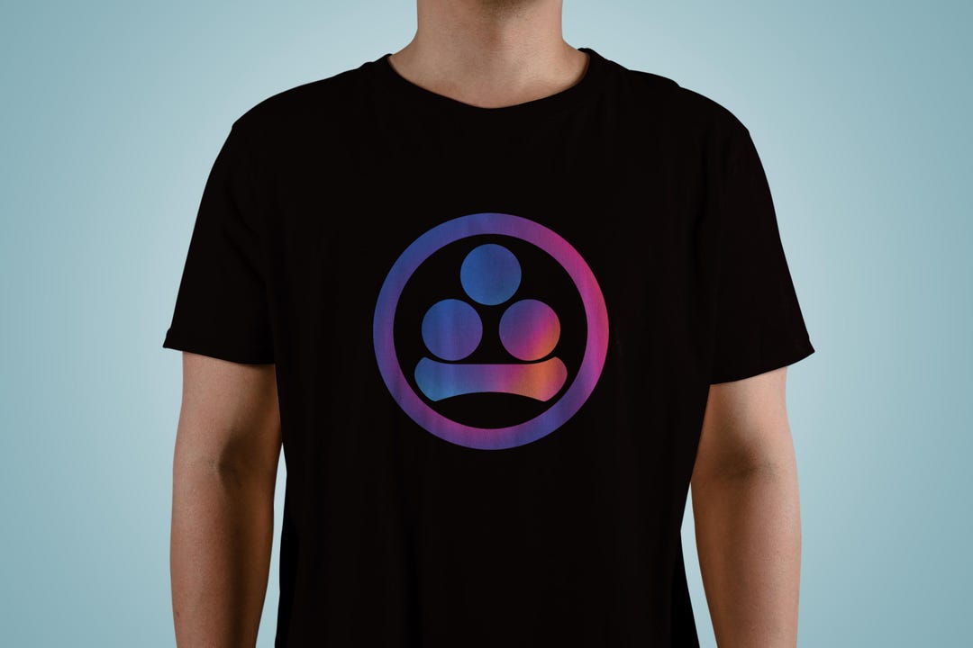 Minimal Japanese Kamon T-shirt Gradient Family Crest Symbol Tee Unisex Japanese Design Shirt ...