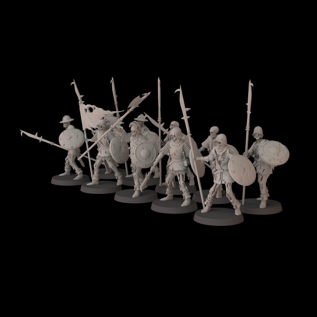 Skeleton Soldiers - Fantasy Cult Miniatures - Etsy