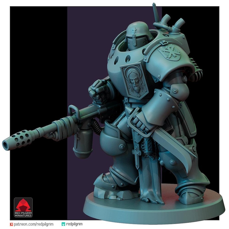Heavy Mechanized Infantry 3 [trench Compatible] - Red Pilgrim - Etsy