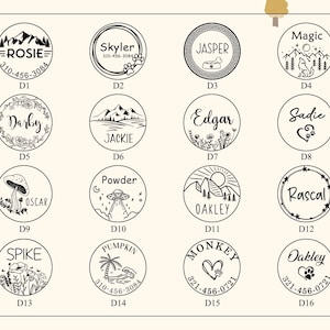 Personalized Stainless Steel Dog Tag, Laser Engraved Pet ID - Etsy