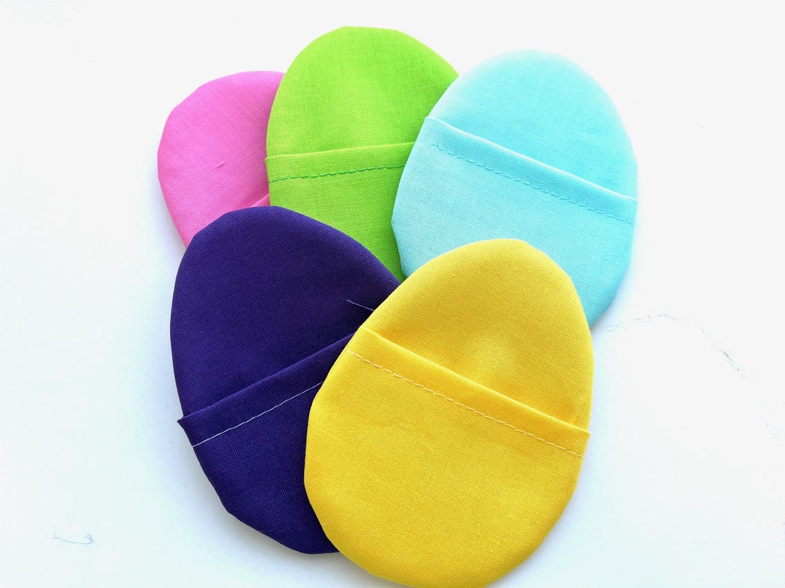 Fillable Fabric Easter Eggs, Set of 5 Refillable Eggs, Fabric Easter ...