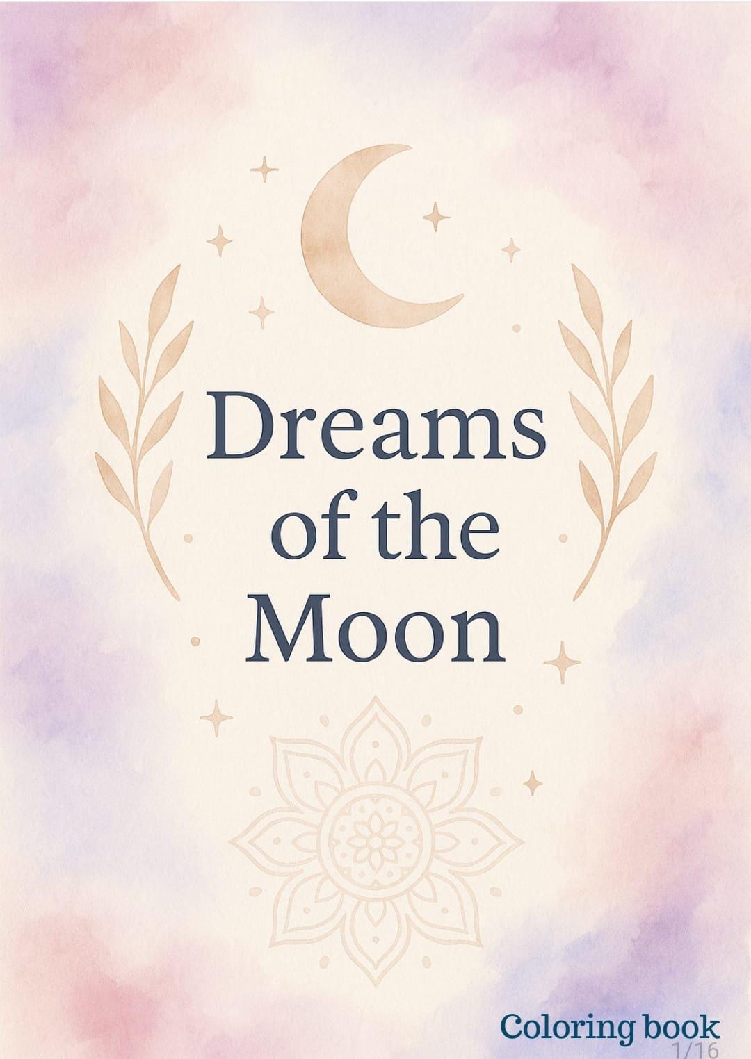 Coloring Book ''dream of the Moon'' - Etsy