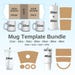 Customizable Mug Wrap Templates Add Your Own Photo and Text Instant ...