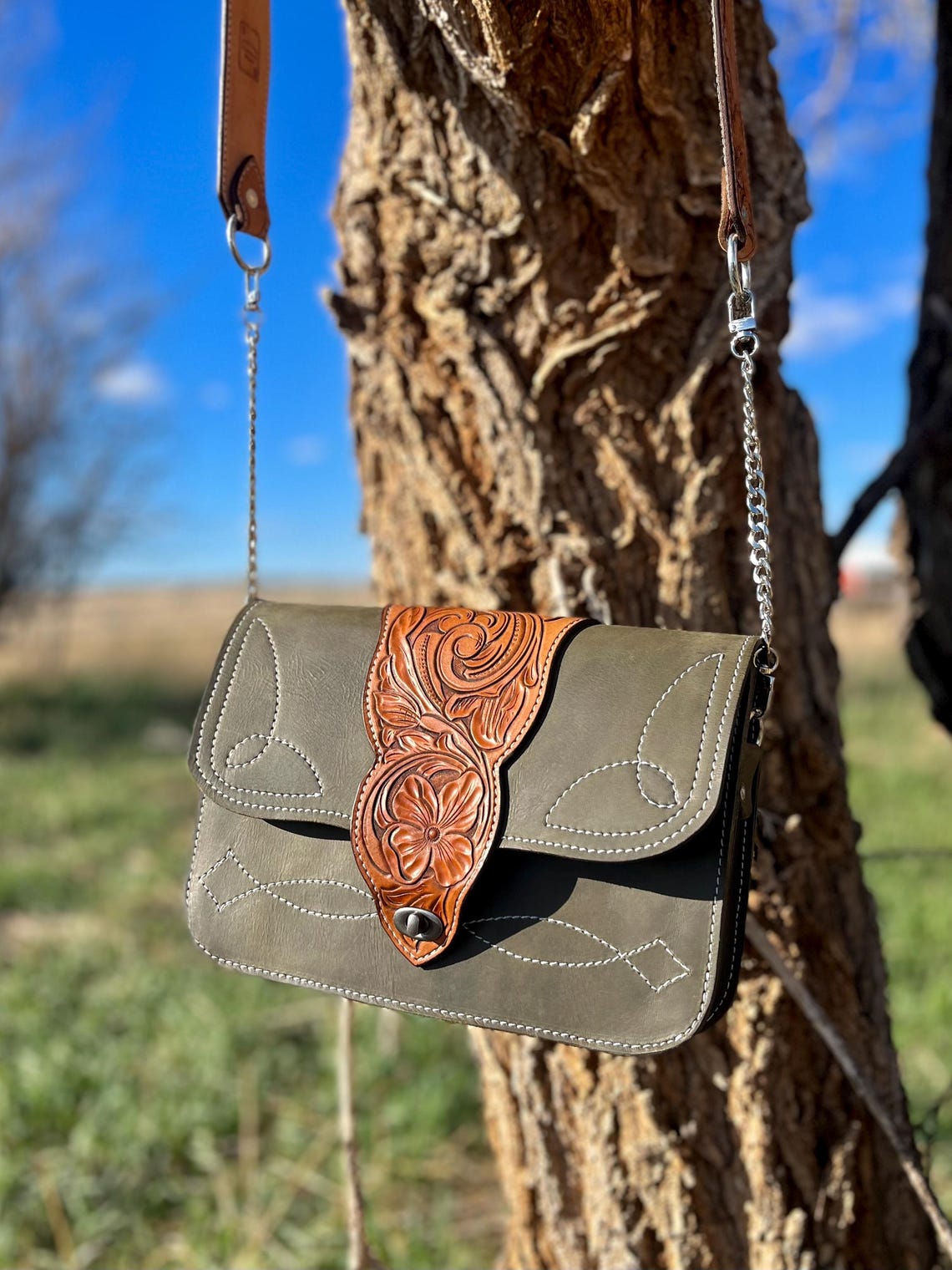 Hand Tooled Leather Goods, Wallets, Belts, Keychains, Chaps, Purses ...