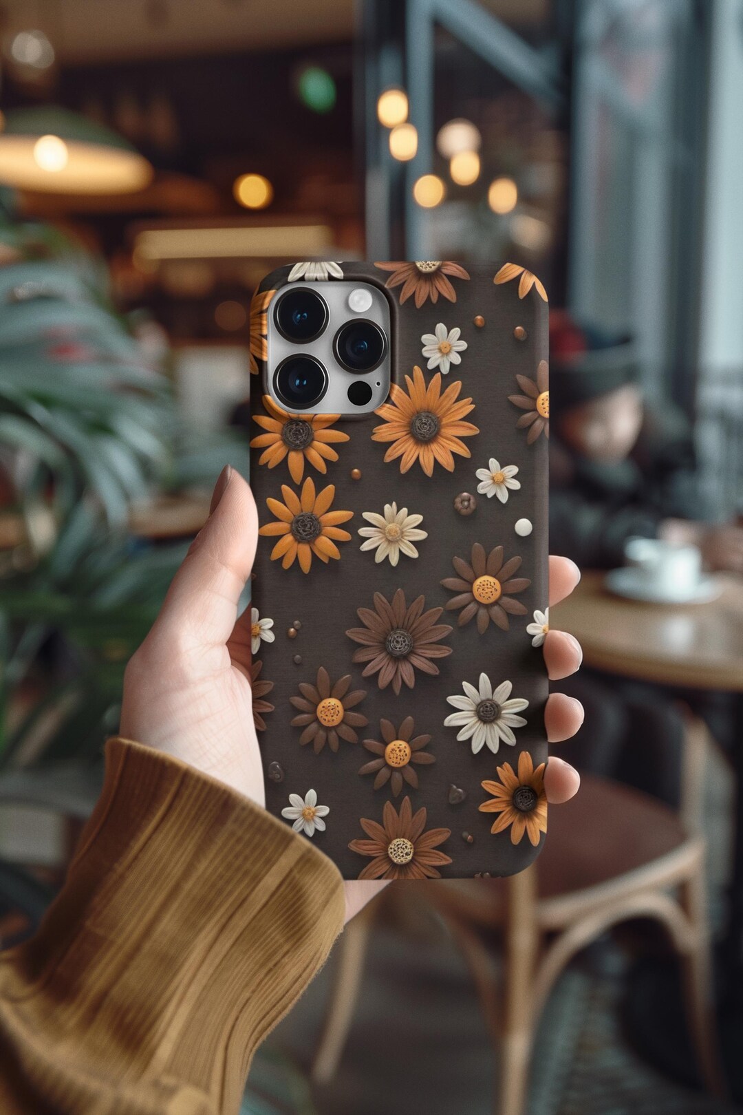 Sunflower Phone Case, Aesthetic Sunflowers & Wild Flower Phone Case for ...