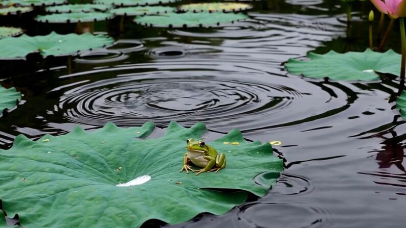 10 Cute Frog Pond Videos – Realistic Style – 5 Seconds Each – Personal ...