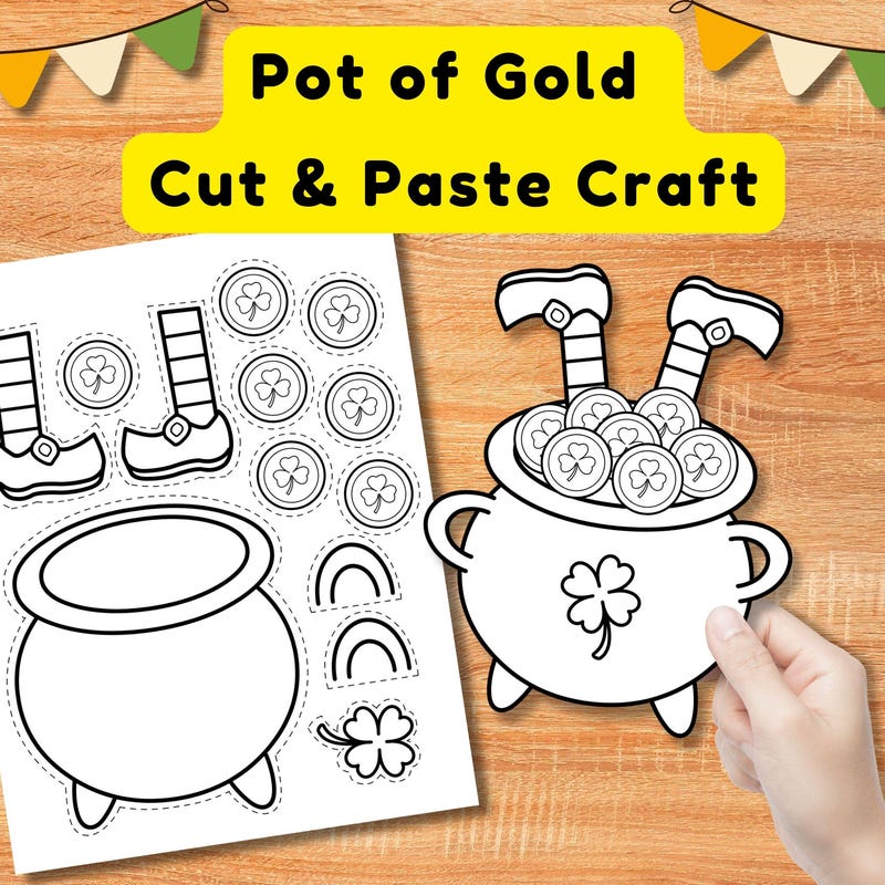 St Patrick's Day Black Pot Ideas - Etsy