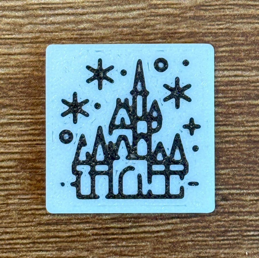 Cinderella Castle Walt Disney World Square Token - Pack of 25 - Pixie ...