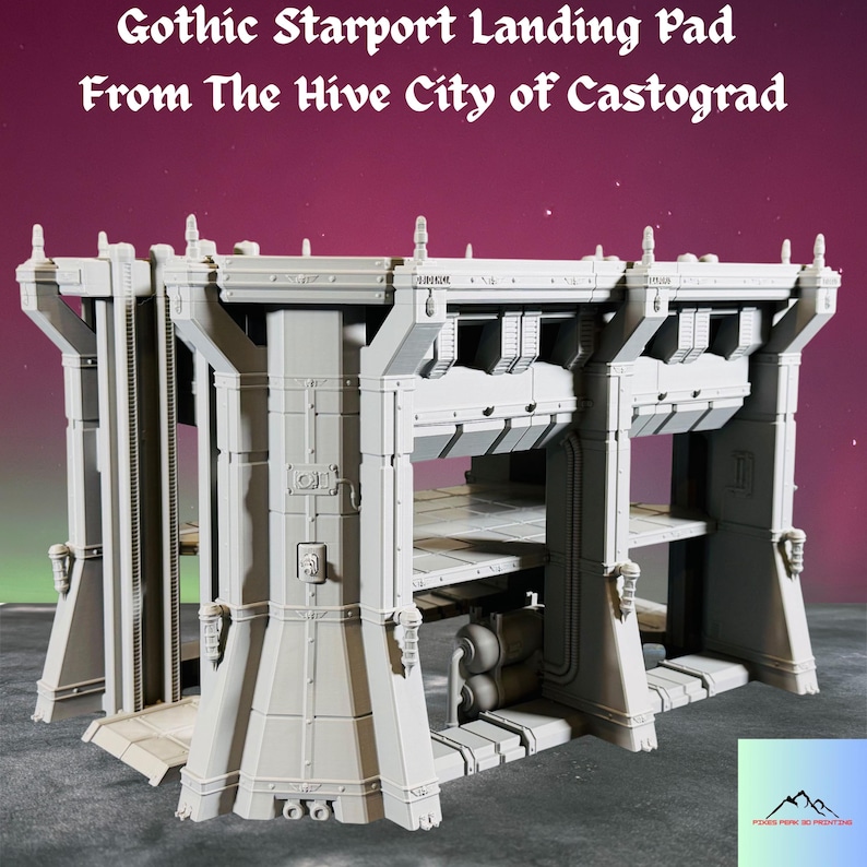 28mm Grimdark Gothic Sci-fi Starport Landing Pad - Etsy
